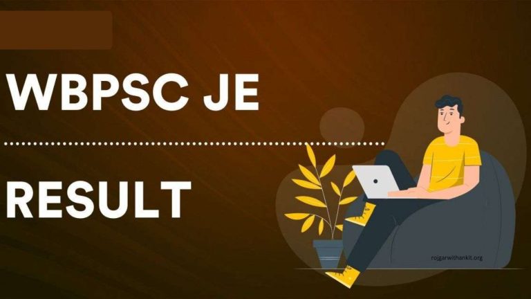 WBPSC JE Result 2025 Out: Download West Bengal Junior Engineer Merit List & Scorecard