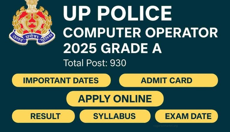 UP ASI & Computer Operator Physical Test Update 2025 – Latest ...