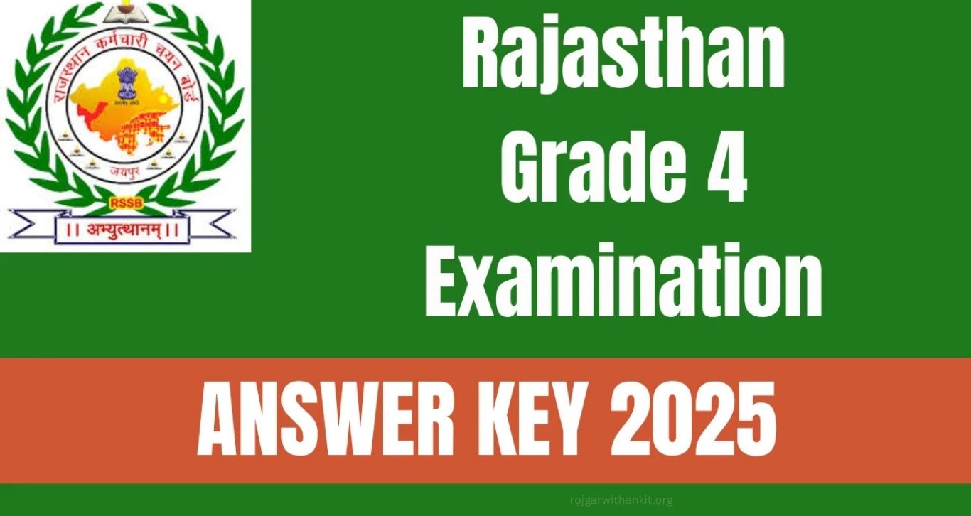 Rajasthan (RSSB) 4th Grade Answer Key: Complete Guide, Release Details ...