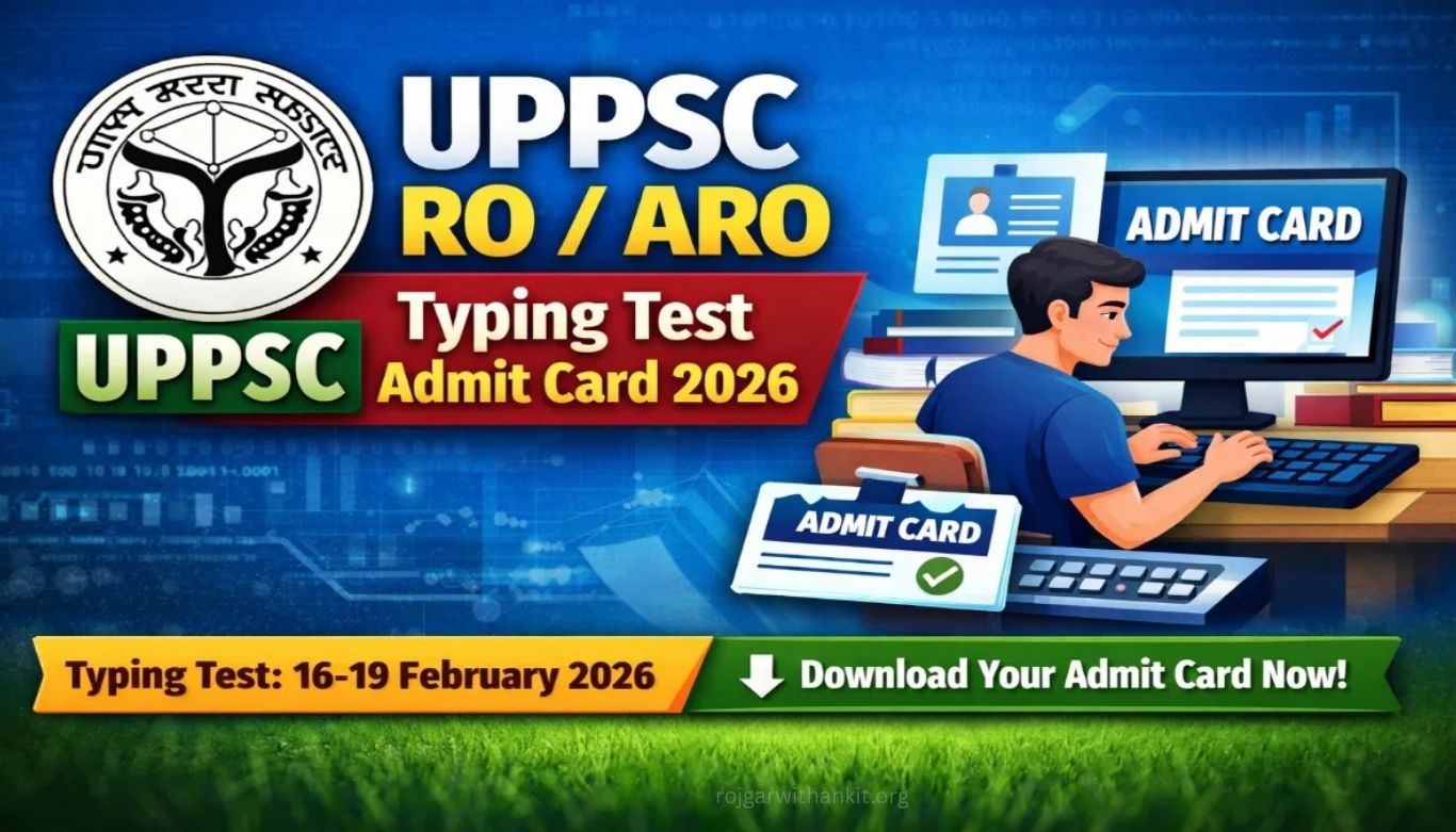 UPPSC RO/ARO Typing Test Admit Card Out Now – Check Download Link ...